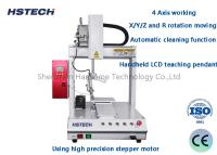 China 4 Axis Automatic Soldering Machine 300x300x100mm with Rotation for PCB Soldering for sale