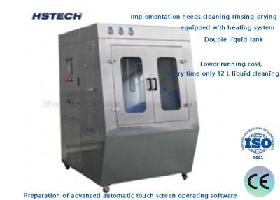 China Electric Stencil Cleaner Machine 50L Dual Tank Counting System SMT PCB Cleaner for sale
