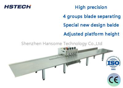 China 4 Groups Blade LED Strip Separating Machine High Precision 1.2m 2.4m Platform for sale