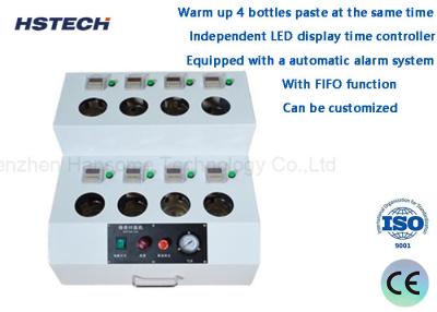 China 4 Tank Solder Paste Thawing Machine with Independent LED Timer FIFO Function AC110V 220V for sale