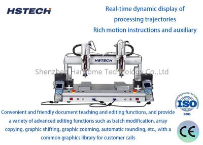 China Touch Screen Dual Head Suction Screw Feeder Auto Screw Locking Machine 600x300mm for sale