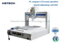 China 4 Axis Glue Dispensing Machine with PC LCD Controller 400x400x100mm for sale