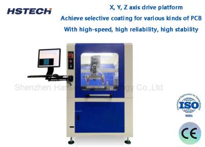 China Selective Conformal Coating Machine 3 Axis High Speed 800mm/s Precision ±0.02mm for PCB for sale