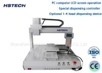 China 4 Axis Glue Dispensing Machine 400x400x100mm PC LCD Controller Stepping Motor for sale