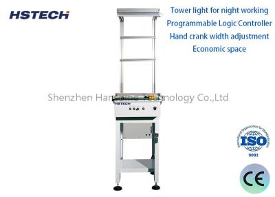 China SMT Link Conveyor with Towerlight Automatic PCB Transport Conveyor with Status Warning Light for sale