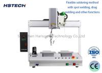 China Desktop 6 Axis Dip Soldering Robot PCB Solder Machine 300x300mm AC110 220V for sale