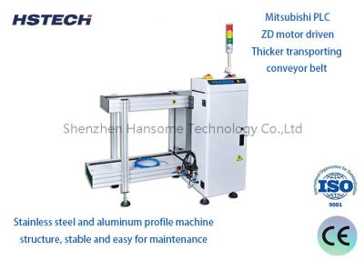 China Selective Pitch Settings PCB Unloader Board Handling Equipment 3 Racks 900mm Transport Height for sale