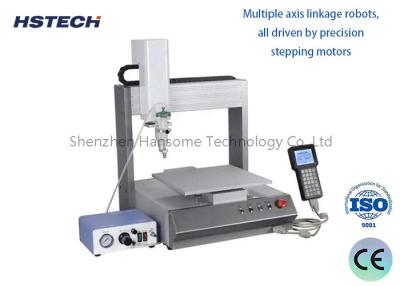 China 4 Axis Tabletop Soldering Machine 300x300x100mm High Precision Stepper Motor for sale