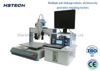 China Automatic Desktop Soldering Robot 500x300x300mm Work Area 360 Degree R Axis for sale