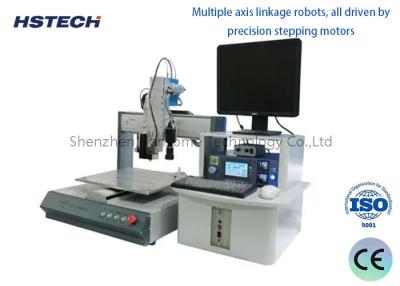 China Automatic Desktop Soldering Robot 500x300x300mm Work Area 360 Degree R Axis for sale