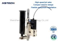 China High-Speed Compact Jetting Valve with Touch Screen Controls 24V Drive 24×90×160mm for Precision Dispensing for sale