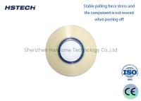 China 9.3mm PET Cover Tape for SMD Component Counter 20-110GF Tensile Strength IC Capacitors Transistors for sale