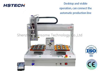 China 4 Axis Closed Loop Motor Automatic Screw Fastening Machine with 500*300*300*100mm Moving Range for sale