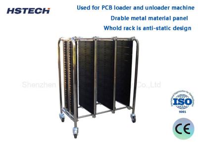 China PCB Handling Equipment 3 Layers Anti Static 4 Wheels Moving PCB Storage Turnover Car for sale
