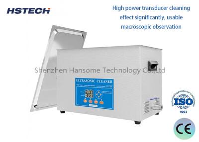 China Industrial Ultrasonic Cleaner 38L 600W Adjustable Power for Hardware Parts Cleaning for sale