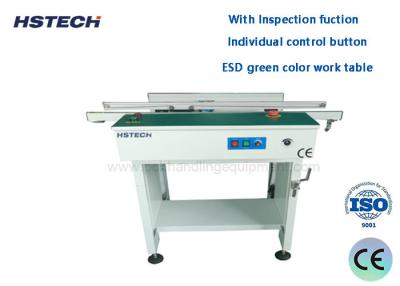 China LED Button Hand Crank Width Adjustment ESD Belt PCB Conveyor 600mm 1000mm for sale