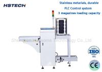 China PLC Control PCB Unloader 3 Magazine Automatic SMT Unloader 900mm Transport Height for sale
