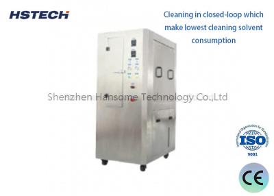 China Automatic SMT Stencil Cleaner with Drying Function SUS304 Steel Body 740x740mm for sale