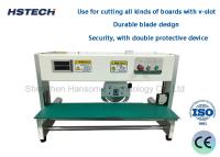 China 400mm Length PCB Board Cutting Machine Circular Blade Moving Low Force Stress for sale