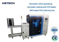 China Automatic Inline Vcut PCB Depaneling Machine 1.1KW Circular Blade with Waste Collecting Box for sale