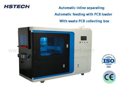 China Automatic Inline V-Cut PCB Separator with Loader 500mm Cutting Length 1.1KW for sale