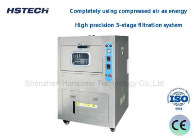 China Pneumatic Squeegee Cleaning Machine 560x600x600mm 50L Ultrasonic SMT Cleaner for sale