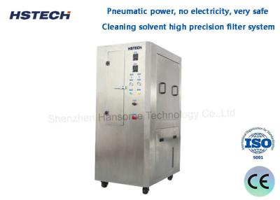 China Fully Pneumatic SMT Stencil Cleaning Equipment Stainless Steel Cabinet 45L for sale