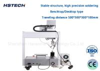 China Automatic PCB Soldering Robot 500x300x100mm Work Area Stepper Motor Drive for sale