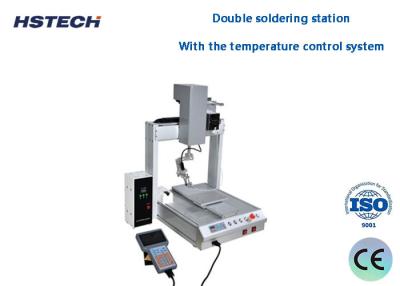 China Automatic Soldering Machine Desktop Type 5 Axis Teach Pendant Programming 500x300x100mm for sale