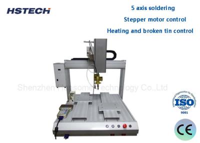 China Desktop SMT Soldering Robot 5 Axis PCB Assembly with 500x300mm Work Area for sale