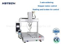 China Single Station Desktop Automated Soldering Machine 0.6~1.0mm Solder Wire Processing Date for sale