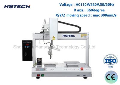 China 5 Axis Robotic Soldering Machine Double Y Platform 500x300x300mm Rotation Temperature Control for sale