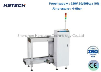 China Belt Transporting PCB Width Adjustment 3 Color Display SMT Magazine Loader for sale