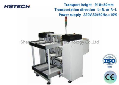 China SMT Production 90 Degree PCB Magazine Unloader LED Button Control MD Report for sale