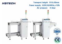 China 90 Degree PCB Magazine Unloader 220V 50Hz for SMT Production Line LED Button Control for sale