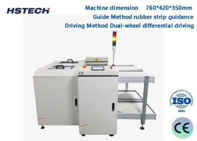 China DC24V Chargable 100KG Load Capacity Rubber Strip Automated Guided Vehicles for sale