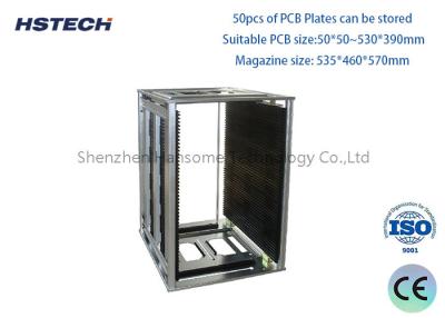 China Anti Static PCB Loading Rack 50pcs 105-109Ω Width Adjustable ESD Magazine for sale