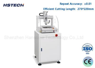 China 3 Axis Desktop PCB Router Machine 270x220mm Cutting Area for Depaneling Straight Line for sale