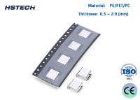 China Hardware Parts Embossed Carrier Tape Package PS/PET/PC Custom Different Shape for sale