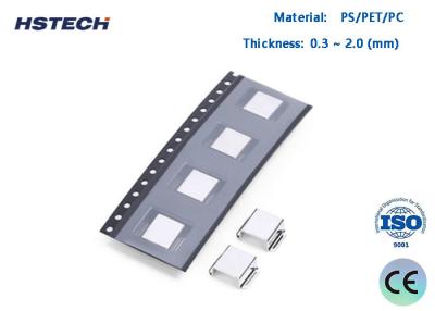 China Hardware Parts Embossed Carrier Tape Package PS/PET/PC Custom Different Shape for sale