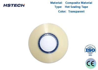 China Transparent Hot Sealing PET Cover Tape 9.3mm for Carrier Tape 300M Reel for sale