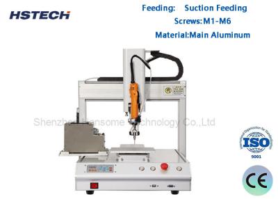 China Desktop Operation Screw Tightening Robot Suction Feeding 3 Axis Aluminum Material for sale