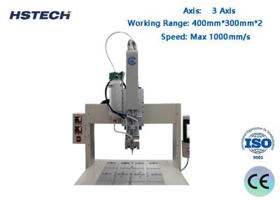 China Stainless Steel 3 Axis Visual Dispensing Machine PC Control 400mm x 300mm for sale