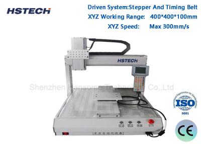 China Epoxy Glue Dispensing Machine Teach Pendant Stepping Motor With Vacuum Device 4Axis Glue Dispensing Machine for sale