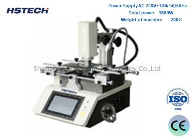 China Industrial Touch Screen Manual BGA Rework Station 3800W 3 Heating Zones CE for sale