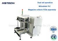China Mitsubishi PLC Program Control Easy And Smart Button Control Hand Crank 0.05kW 20L/Min PCB Destacker HS-DS400 for sale