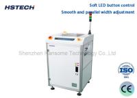 China Soft LED Button Control PCB Turn Conveyor 350mm Width SMEMA Compatible SMT for sale