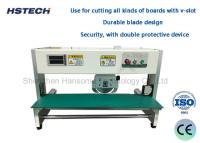 China 400mm Length PCB Board Cutting Machine Circular Blade Moving Low Force Stress HS-300 for sale