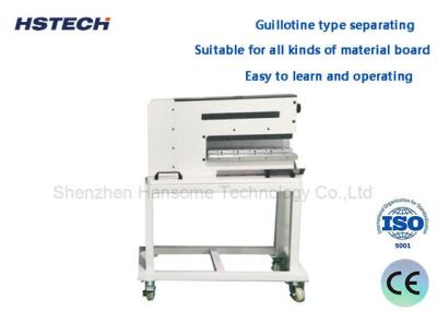 China FR4 Aluminum Board PCB Depaneling Equipment Pneumatic Driven Linear Blade Separator HS-310L for sale