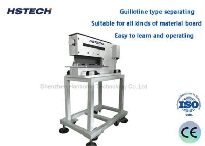 China High Power PCB Depaneling Equipment Linear Knife Type Pneumatic PCB Depaneling Machine HS-310 for sale